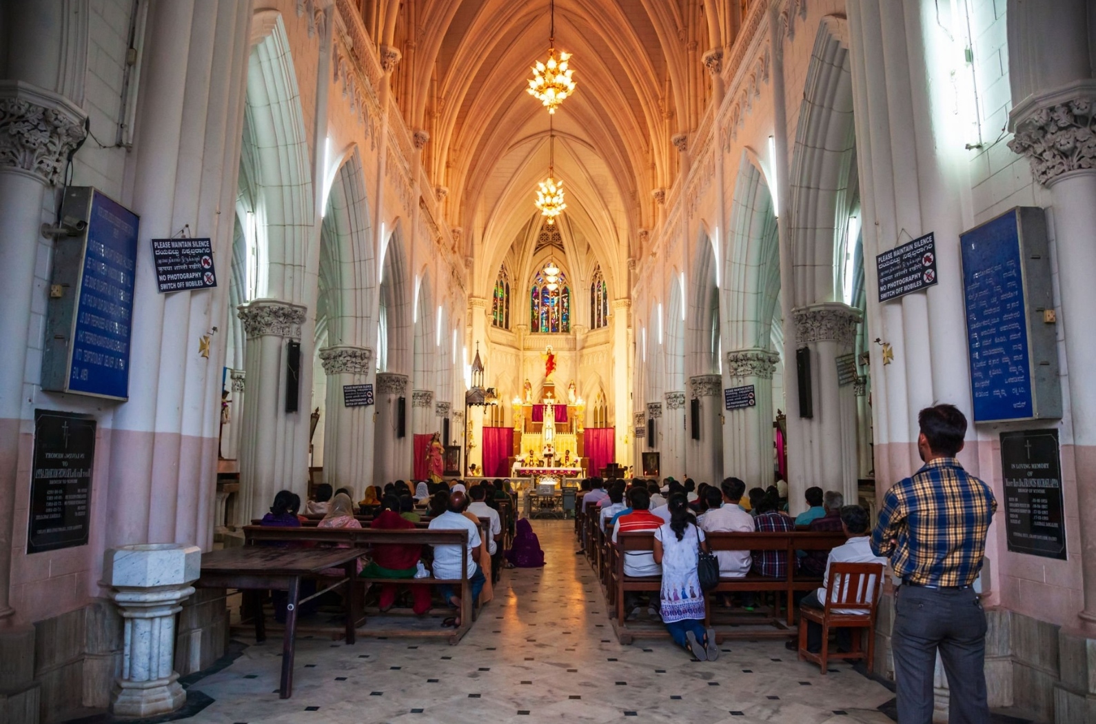 St Mary's Basilica - A famous & old Catholic Church in Hyderabad.