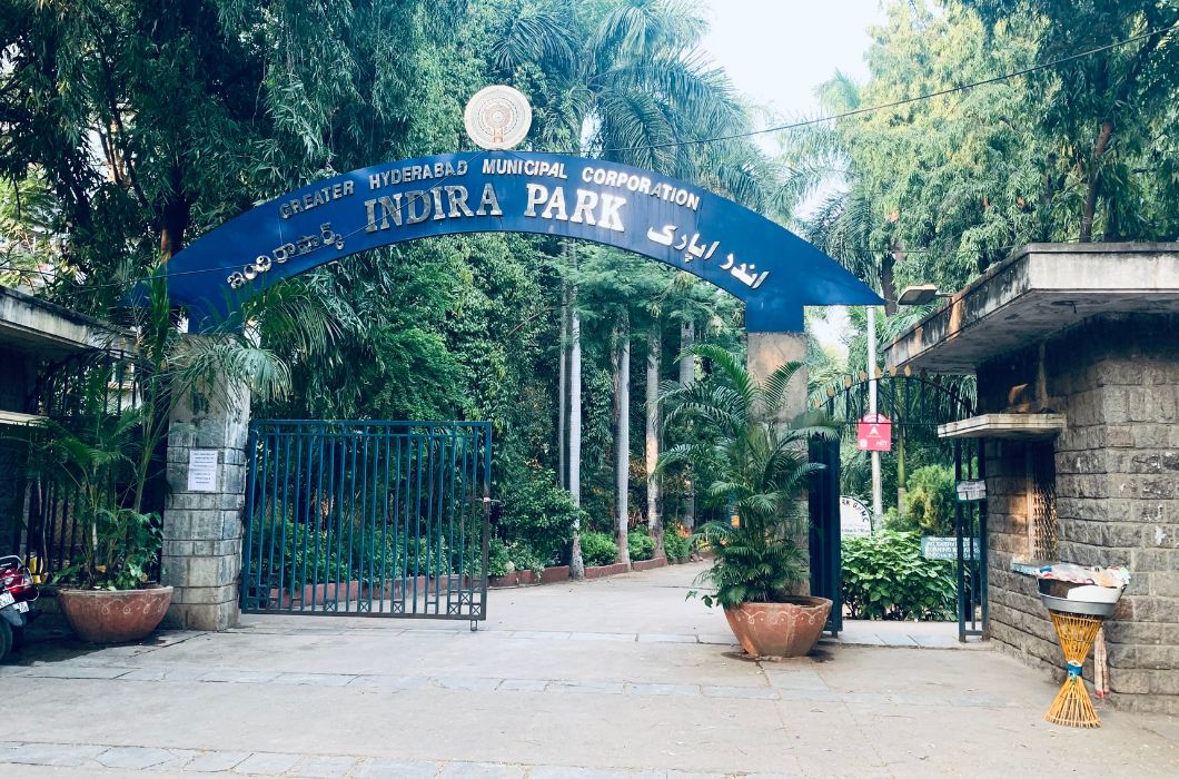 Indira Park - One of the oldest and biggest parks in Hyderabad.