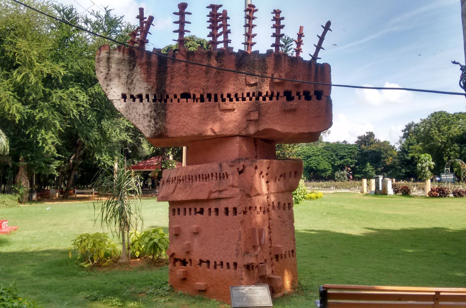 Indira Park - One of the oldest and biggest parks in Hyderabad.