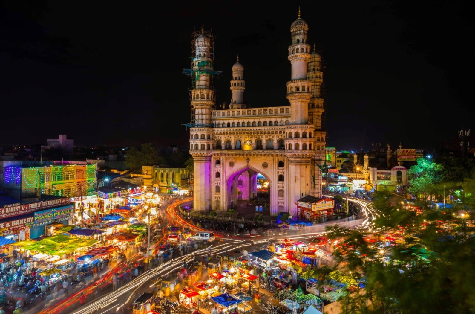 Charminar - A significant historical monument of Hyderabad.