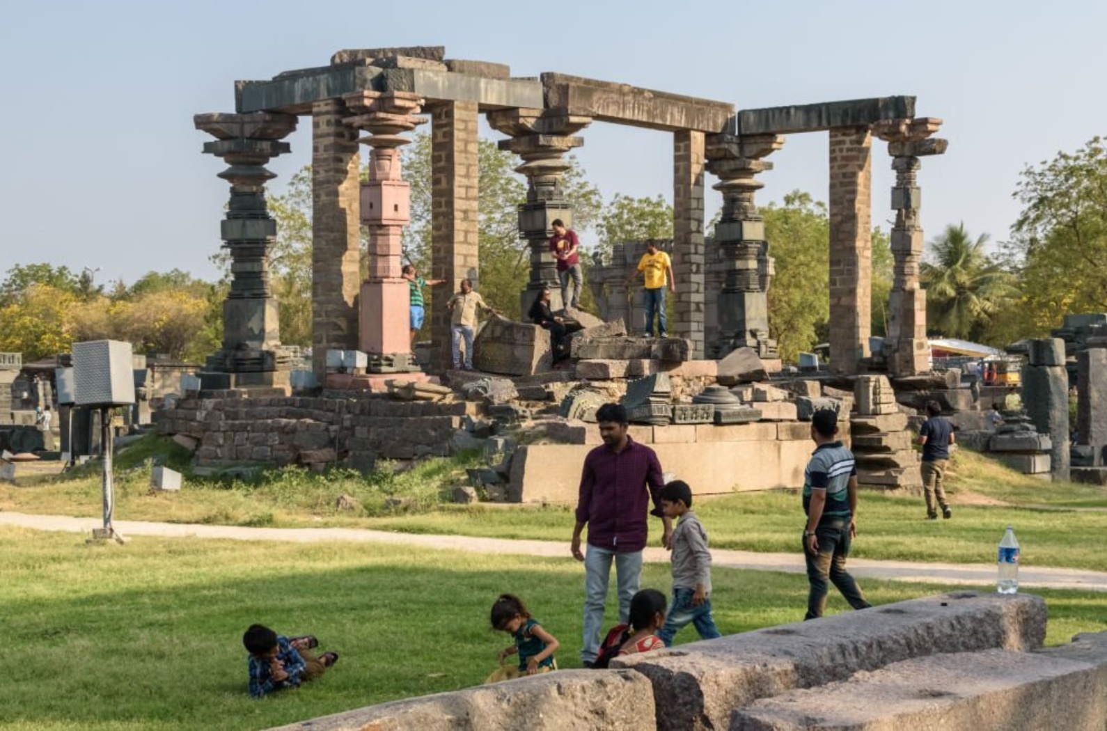 Warangal Fort - A historical place with old kakatiya architecture.